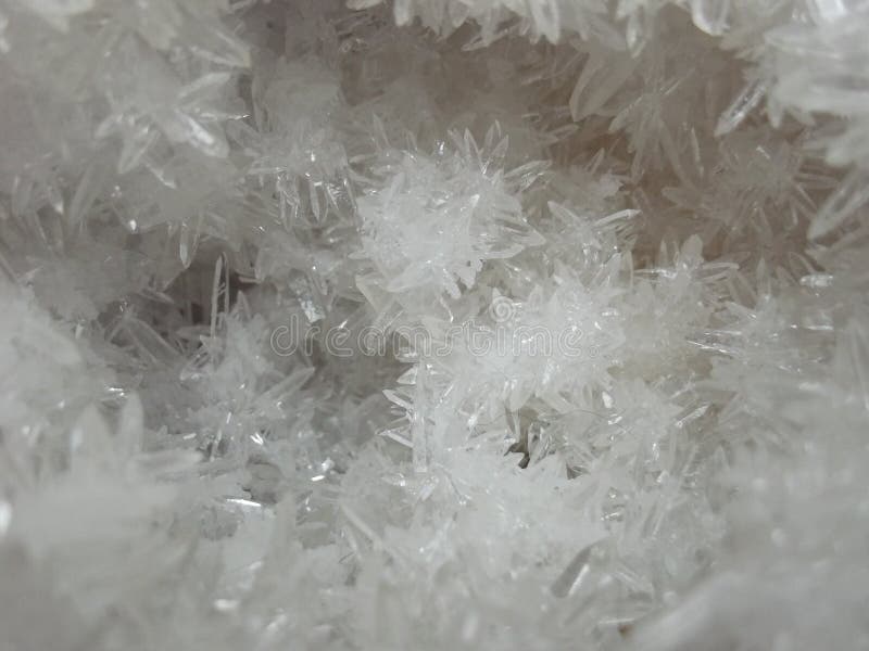 Colourless Natural Crystals in Close Up Stock Image - Image of ...