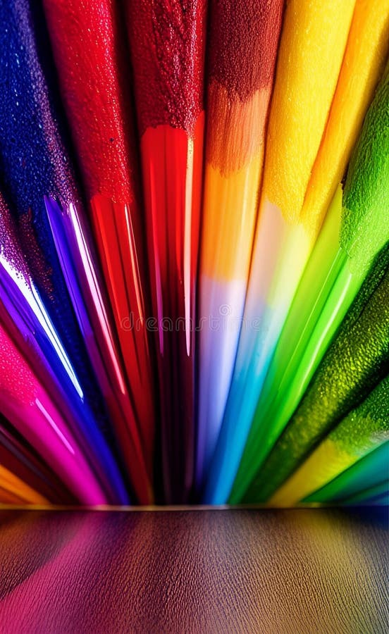 Colours Illustration Artificial Intelligence Artwork Generated Stock ...