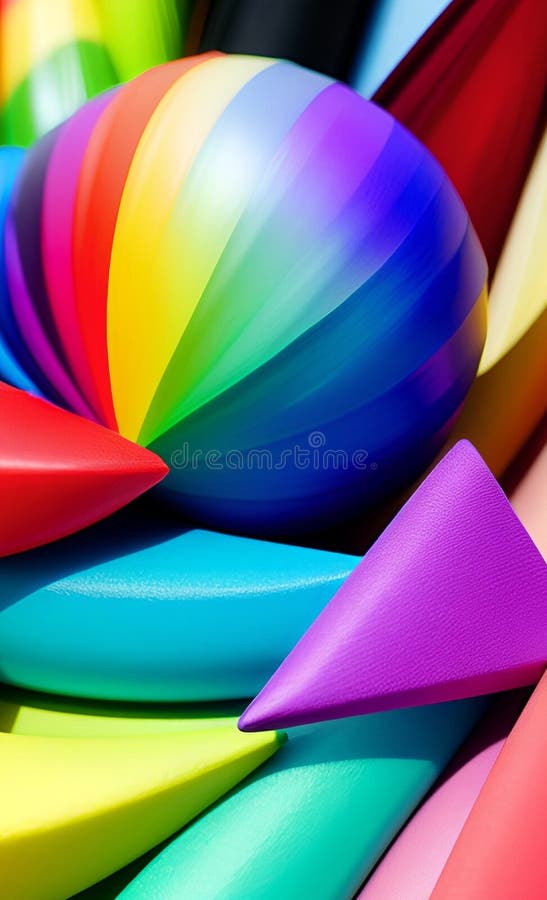 Colours Illustration Artificial Intelligence Artwork Generated Stock ...