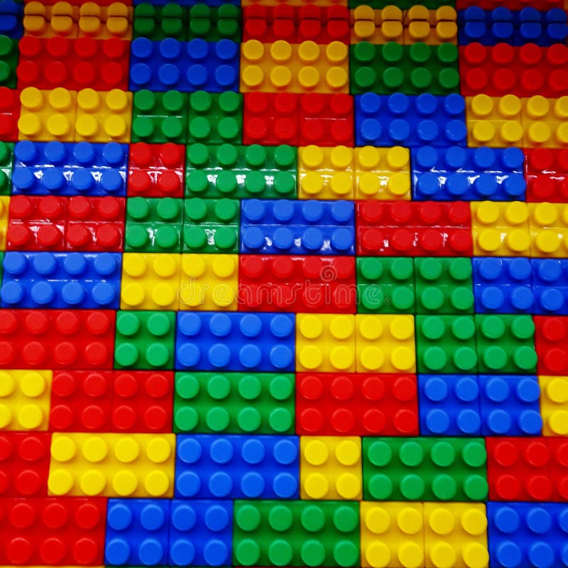 Colours lego cubes stock photo. Image of design, games - 254039956
