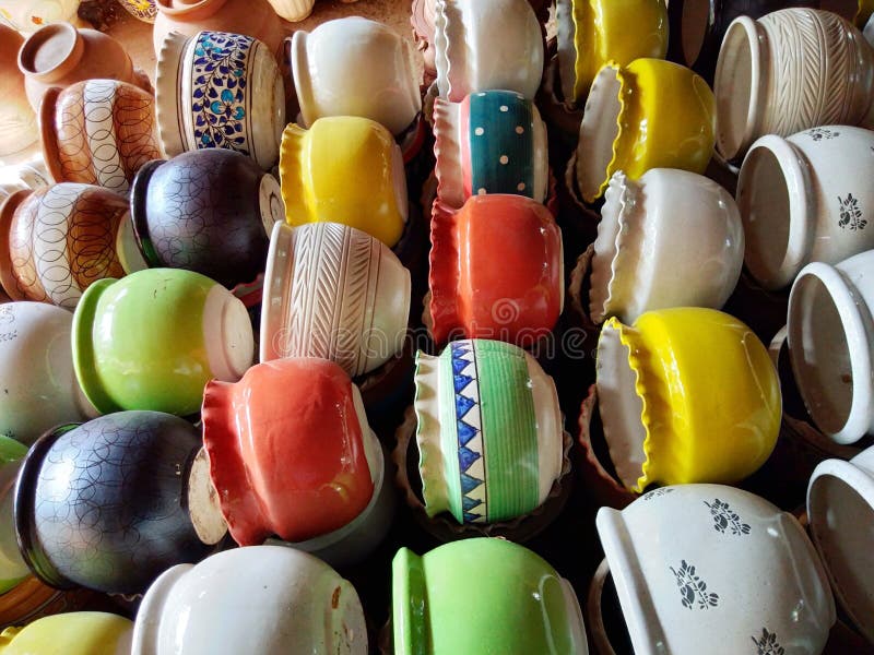 Colours stock photo. Image of contrast, pots, design - 120805040