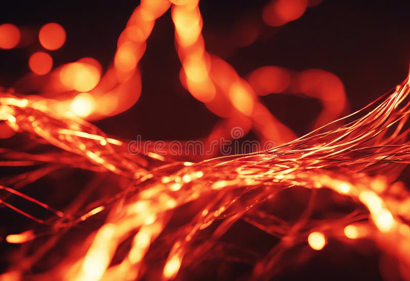 Colours Rough Threads Curl Fiery Abstract Background Graphic Fire ...