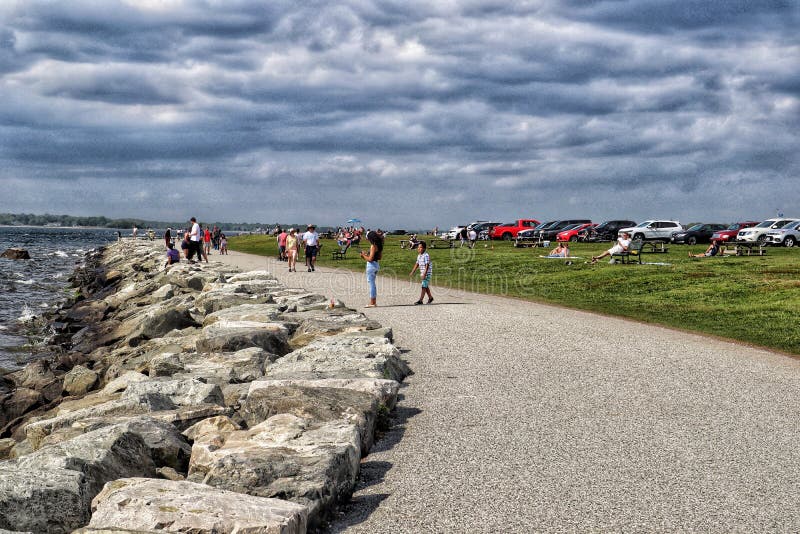 Colt State Park editorial photo. Image of coast, walkway - 219679526