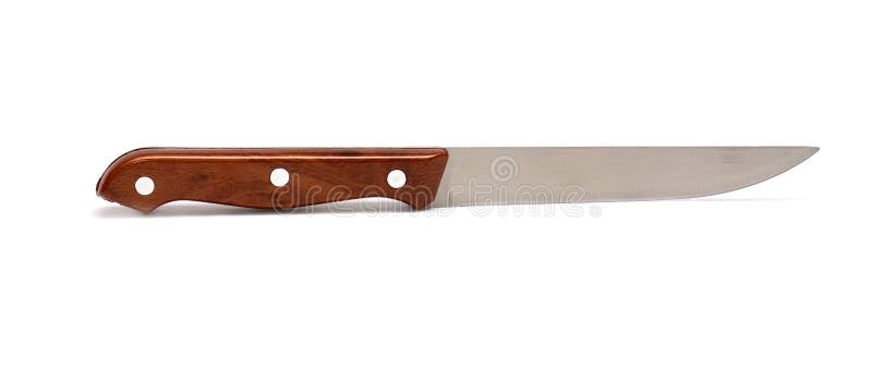 Coltello isolato fotografia stock. Immagine di duro, metallico - 56261054