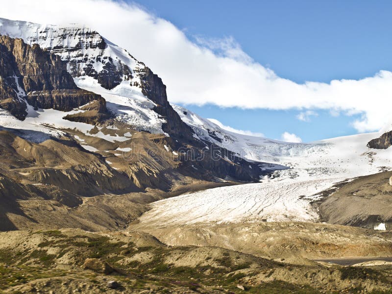 Columbia Ice Field Glacier Banff Alberta Canada Stock Image - Image of ...