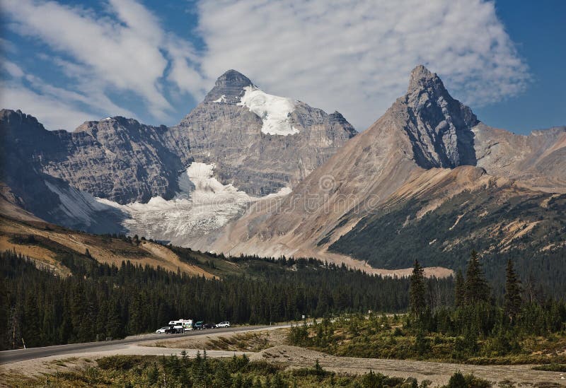 Columbia Icefield - Jasper National Park Stock Photo - Image of ...