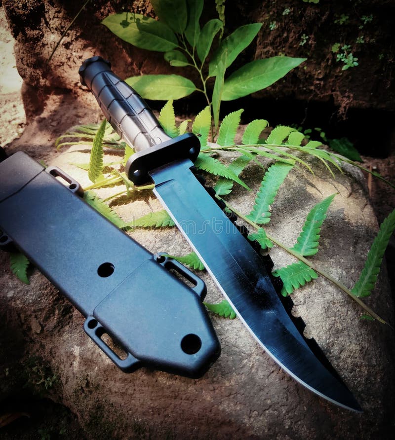Columbia Millitary Knife Commando Stock Photo - Image of outdoorknife ...