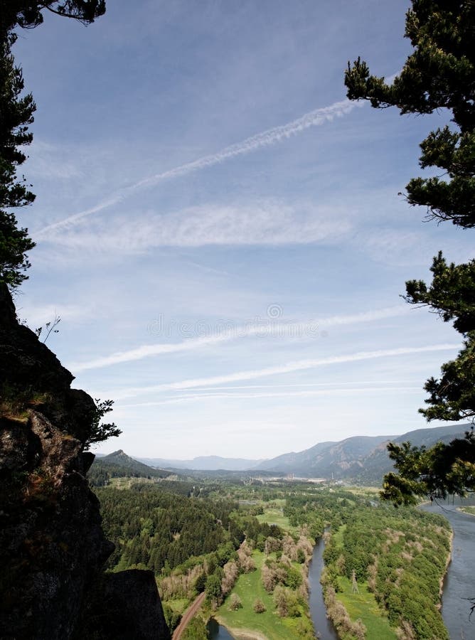 Columbia River Gorge, Pacific Northwest, Oregon Stock Photo - Image of ...