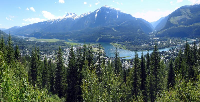 Columbia River, Revelstoke, British Columbia, Canada Stock Image ...