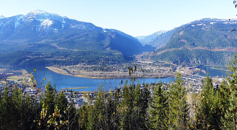 Columbia River, Revelstoke, British Columbia, Canada Stock Photo ...