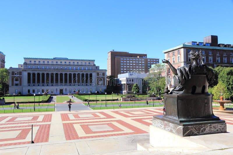 The Butler Library of Columbia University Stock Photo - Image of ...