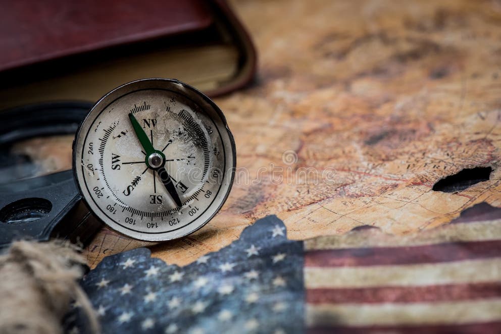 Columbus and compass stock image. Image of christopher - 84153549