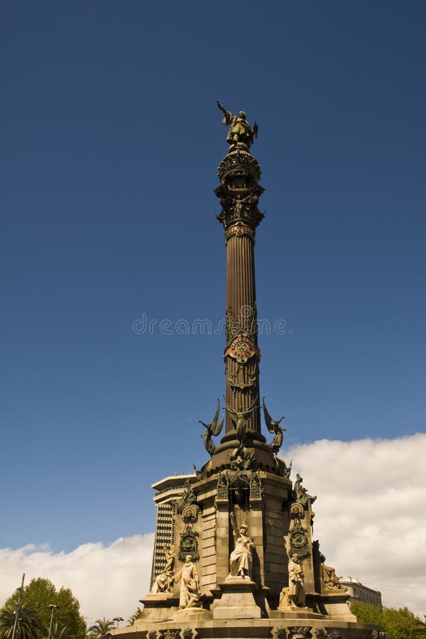 Columbus Monument stock image. Image of christopher, architecture ...