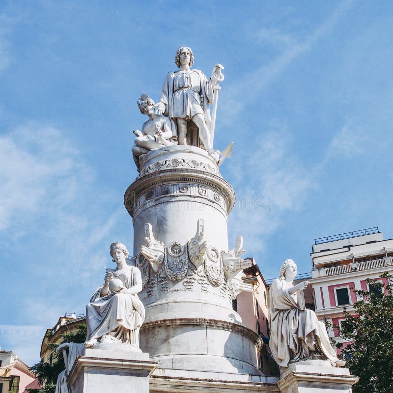 119 Christopher Columbus Monument Genoa Stock Photos - Free & Royalty ...
