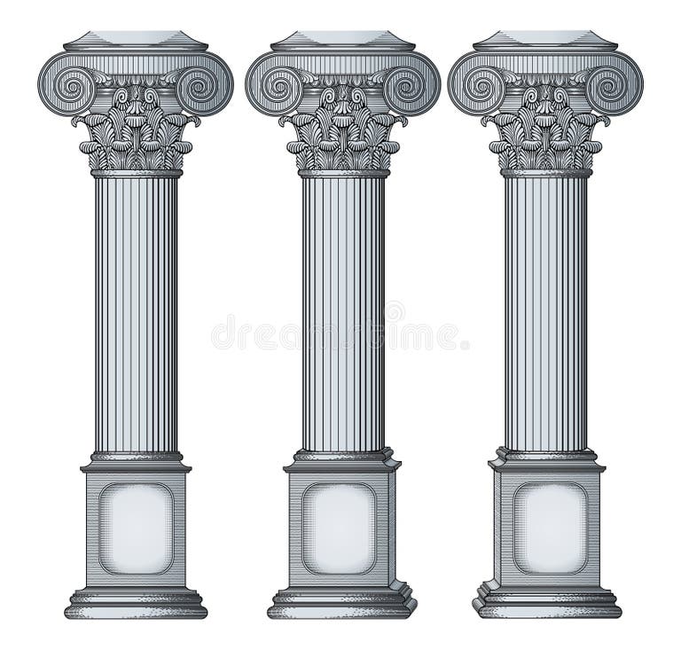 Corner Column Stock Illustrations – 878 Corner Column Stock ...