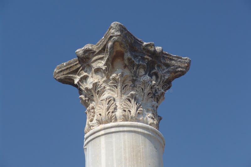 Column stock photo. Image of mediterranean, salamis, middle - 1421328