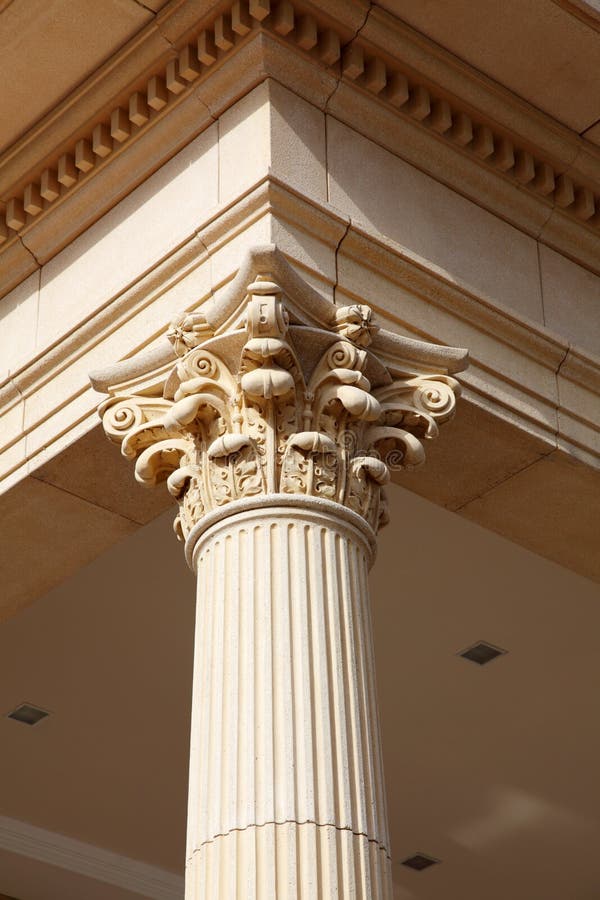 Detail of Column stock photo. Image of decorative, financial - 22096