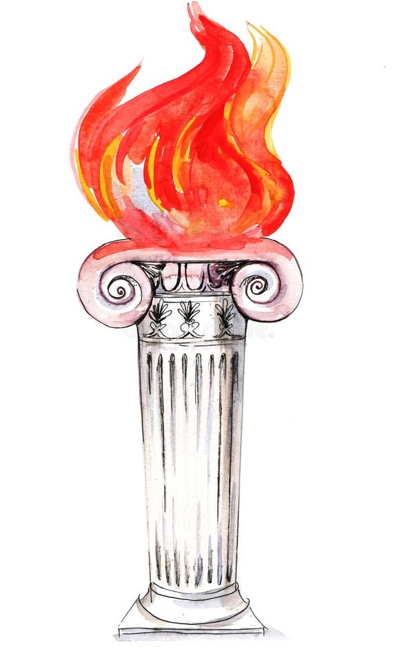 Flame Column Stock Illustrations – 1,775 Flame Column Stock ...