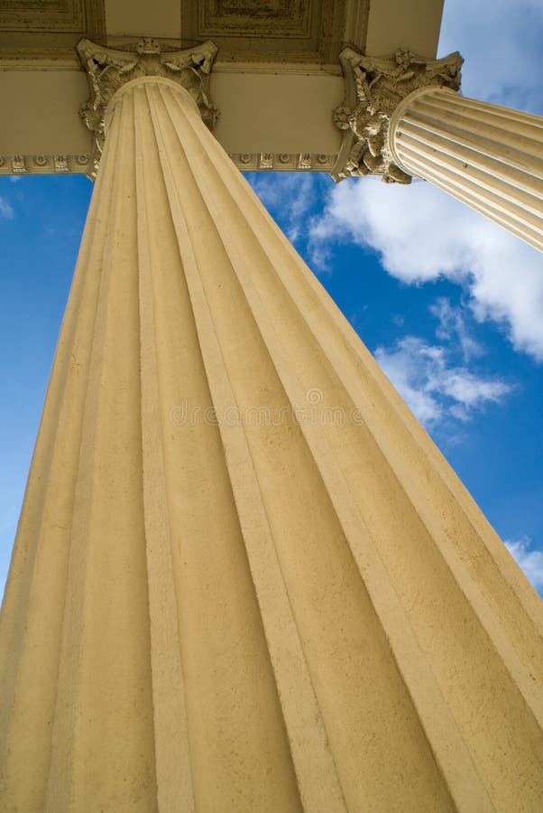 Stone columns stock photo. Image of marble, feature, justice - 2612018