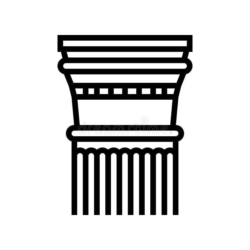 Ancient Rome Antique History Icons Set Vector Stock Vector ...