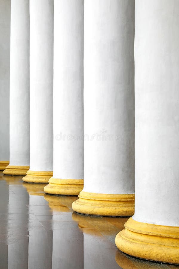 Column Architectural Detail and Symbolism Stock Photo - Image of ...