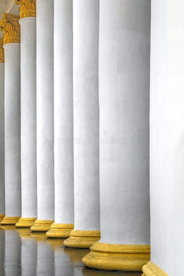Column Architectural Detail and Symbolism Stock Image - Image of rock ...