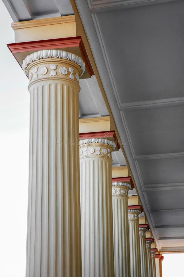 Column Architectural Detail and Symbolism Stock Image - Image of ...