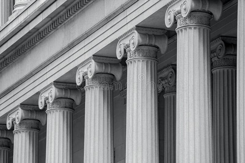 Column Architectural Detail and Symbolism Stock Image - Image of romans ...