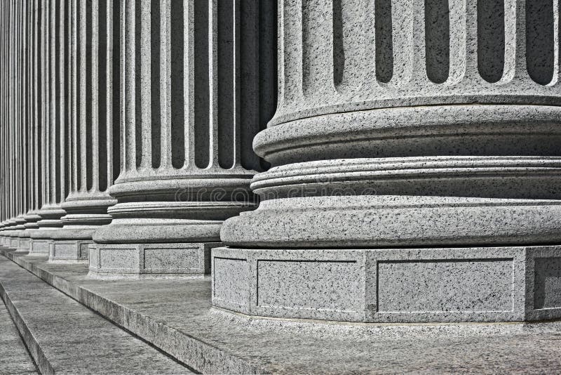 Column Architectural Detail and Symbolism Stock Image - Image of shape ...