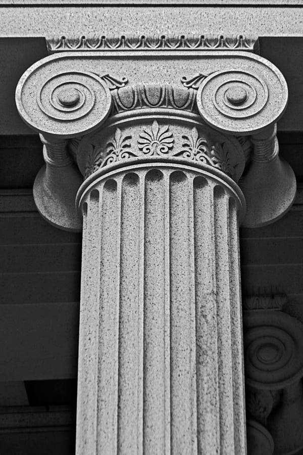 Column Architectural Detail and Symbolism Stock Image - Image of marble ...