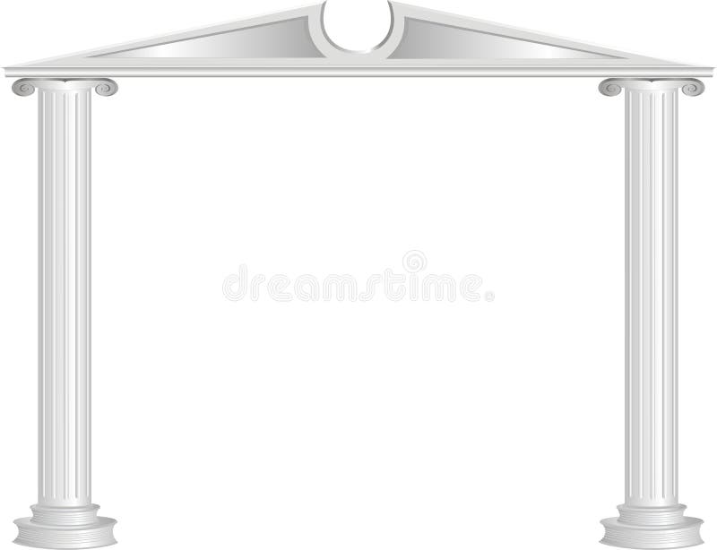 Column Border Vector stock vector. Illustration of isolated - 8073831