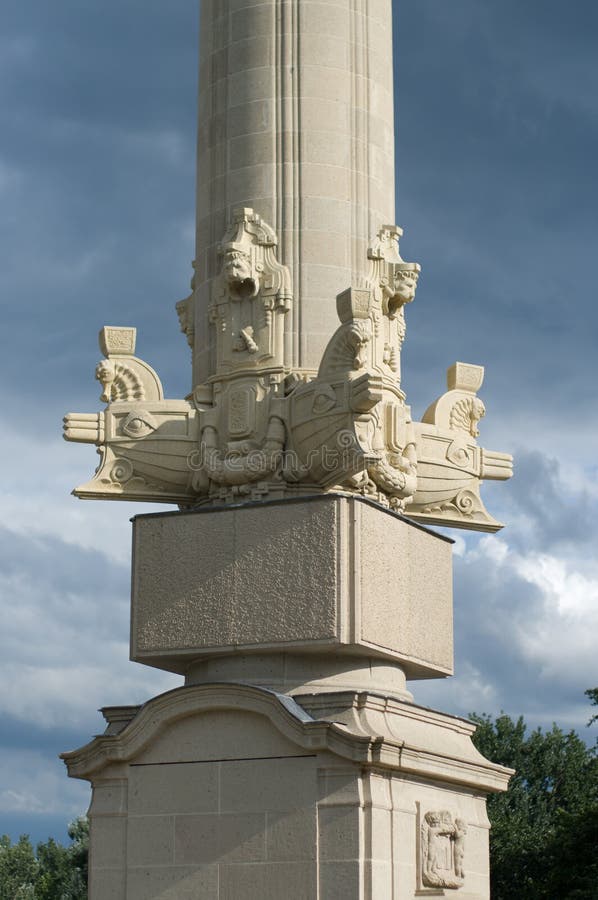 Column Bridge Charlottenburg. Stock Photo - Image of charlottenburger ...