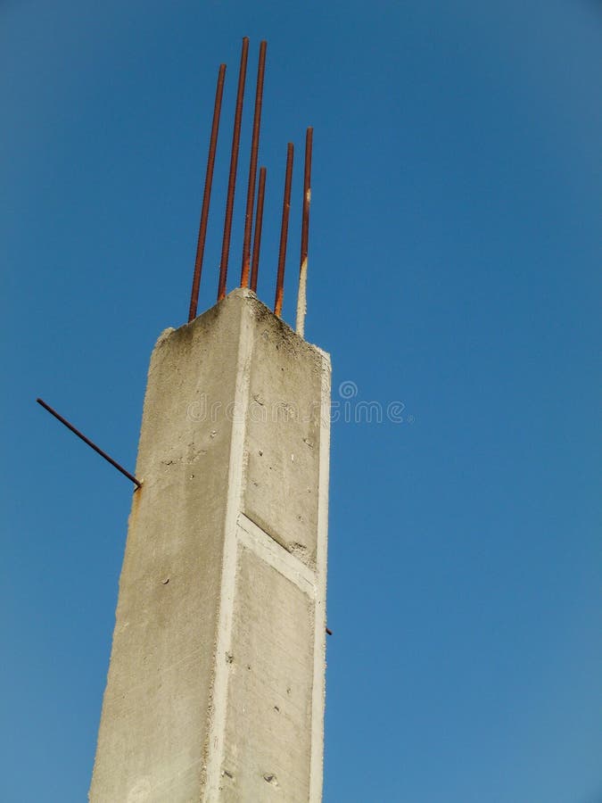 Column of building house stock photo. Image of site, concrete - 44018028