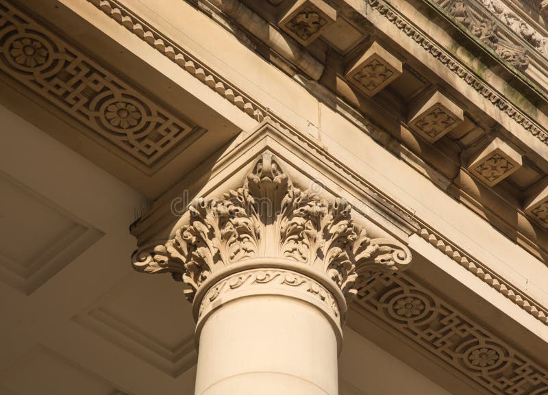 Column and capital stock image. Image of masonry, moulded - 59295237
