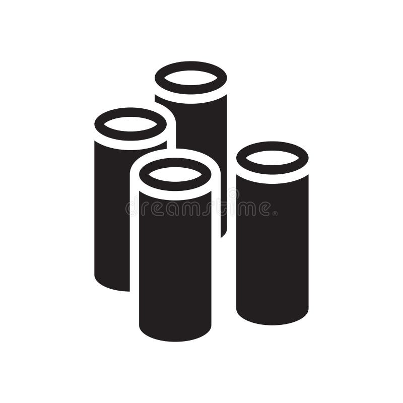 Column Chart Icon Vector Sign and Symbol Isolated on White Background ...