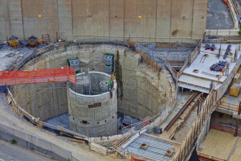 Column Construction in Washington, DC Stock Image - Image of ...