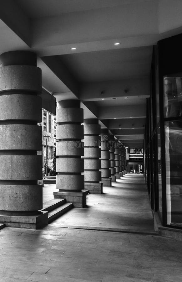 Column Corridor . Armenia . Editorial Stock Image - Image of artwork ...