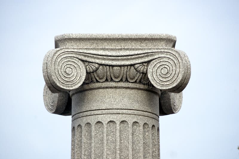 Ionic column stock photo. Image of classic, classical - 15283534