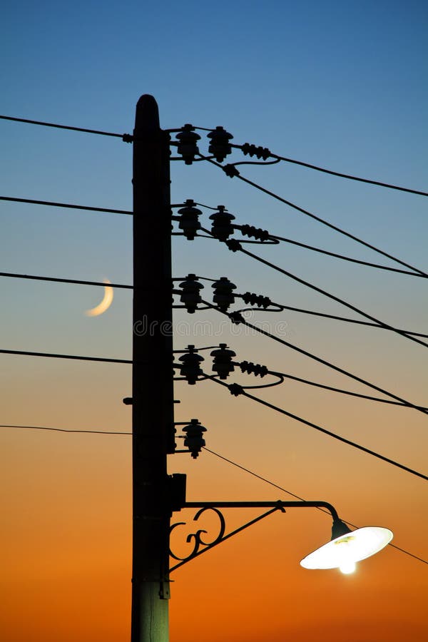 Electricity column stock photo. Image of column, danger - 32233330