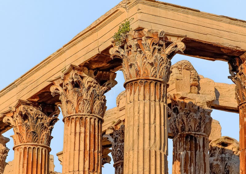 Column, the Fifth Century BC Stock Photo - Image of design, close: 49382754