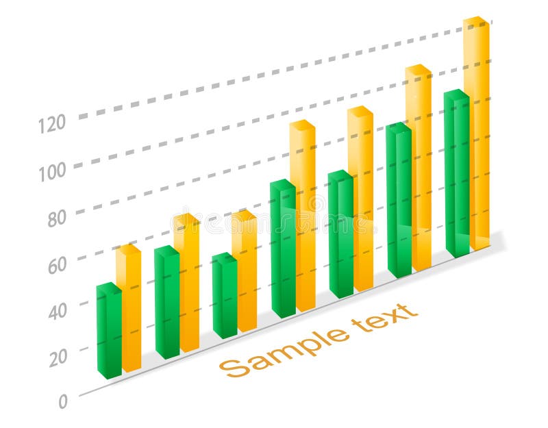 Column graph stock vector. Illustration of market, information - 19455112