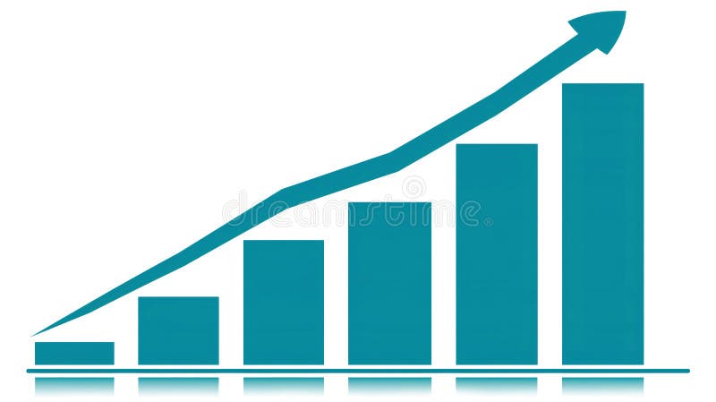 Column Growth and Decrease Chart Stock Vector - Illustration of ...