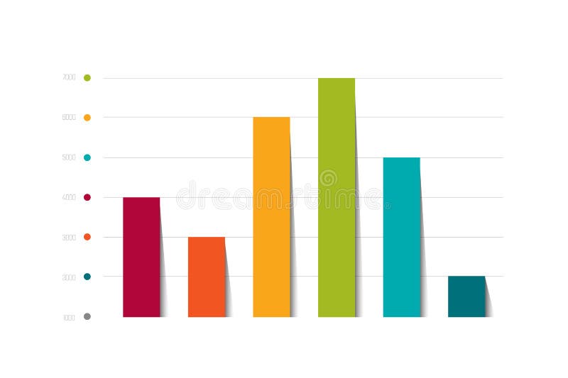 Column Graph, Chart Template for Infographics. Stock Vector ...
