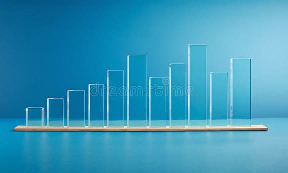 Column Graph, Glass Rectangle Scale. Stock Illustration - Illustration ...