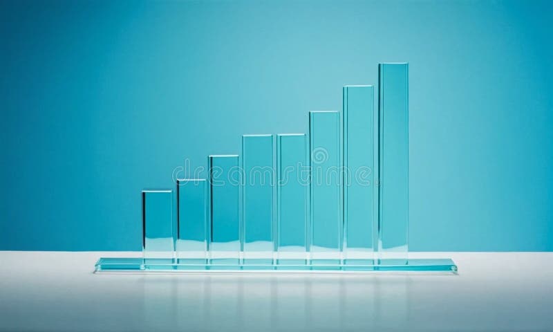 Column Graph, Glass Rectangle Scale. Stock Illustration - Illustration ...