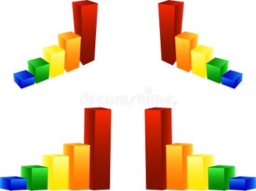 Column graphic chart stock vector. Illustration of climbing - 12584062