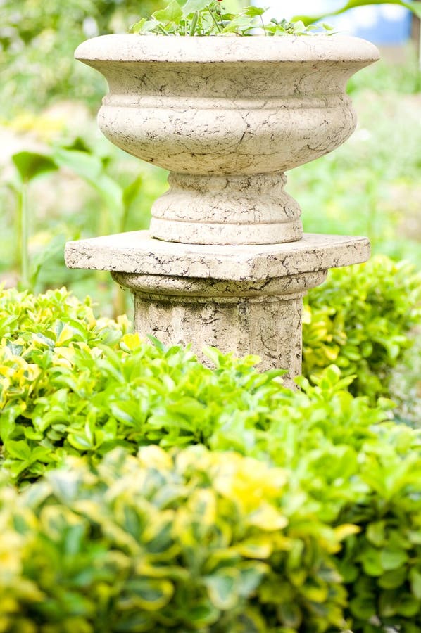 Column in green garden stock photo. Image of outdoors - 26258426
