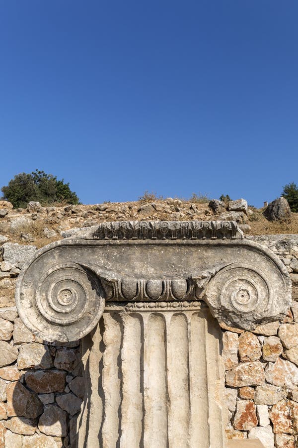 Column Head, Ephesus, Izmir, Turkey Stock Photo - Image of inspiration ...