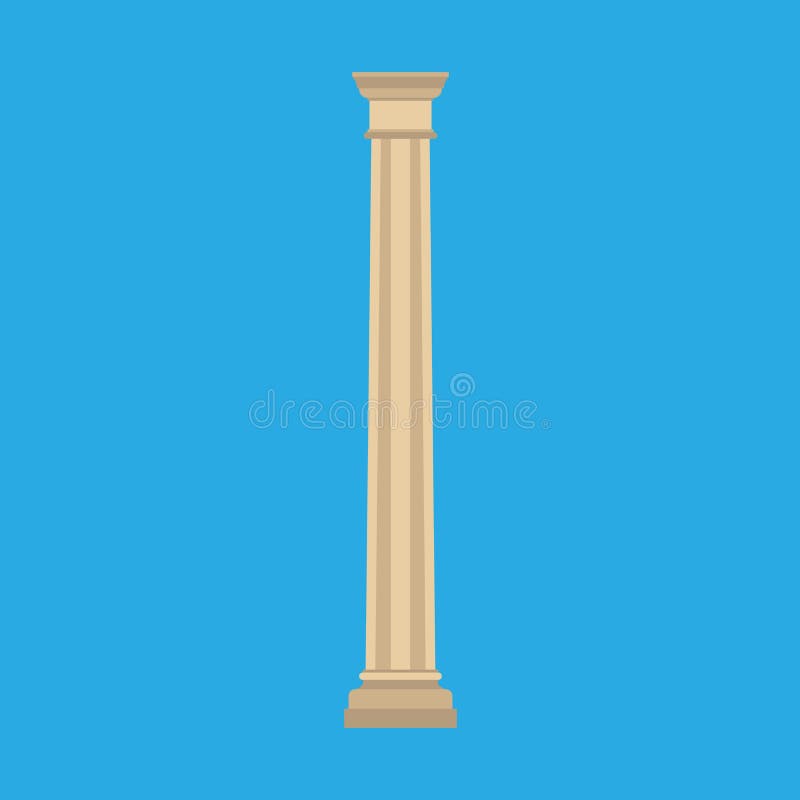 Column History Classical Symbol Monument Architectural Element Vector ...