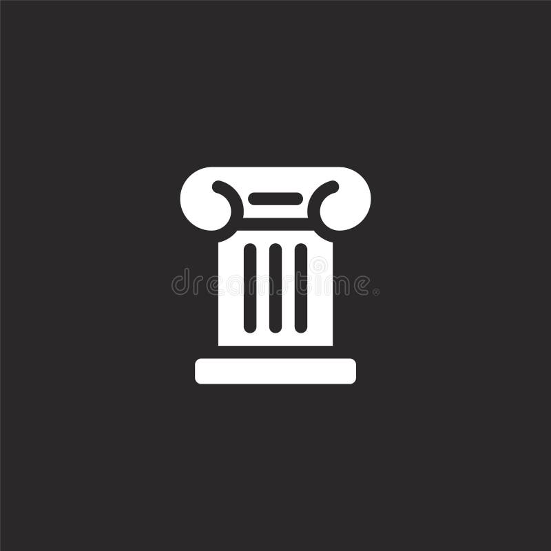 Column Icon. Filled Column Icon for Website Design and Mobile, App ...